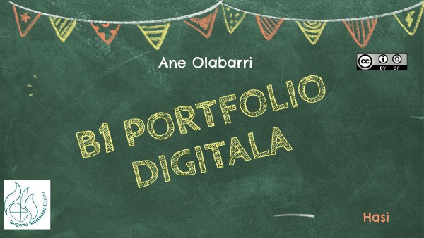 B1 - PORTFOLIOA- ANE OLABARRI