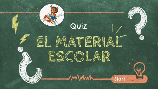 Quiz material escolar | Genially