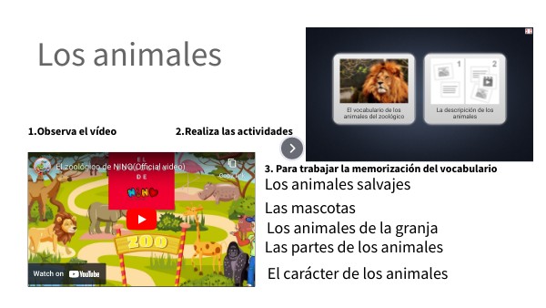 Los animales