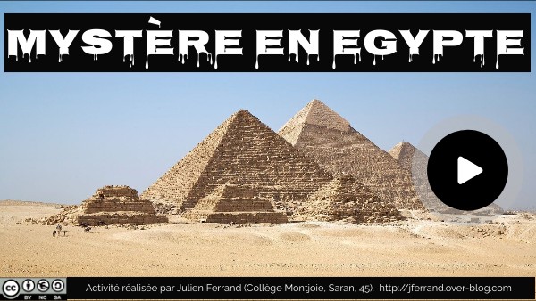 Mystère en Egypte