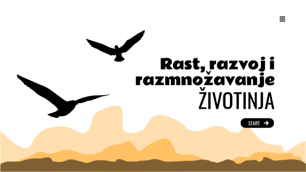 8. Rast razvoj i razmnožavanje životinja | Genially