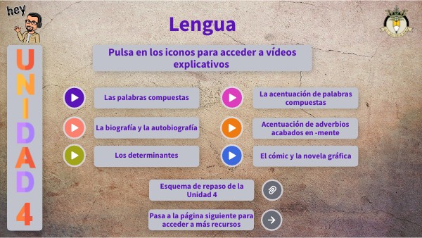 Unidad 4 Lengua 21-22 | Genially