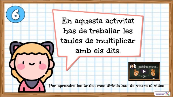 6. TAULES MULTIPLICAR | Genially