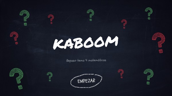 KABOOM 3ºA gráficos | Genially