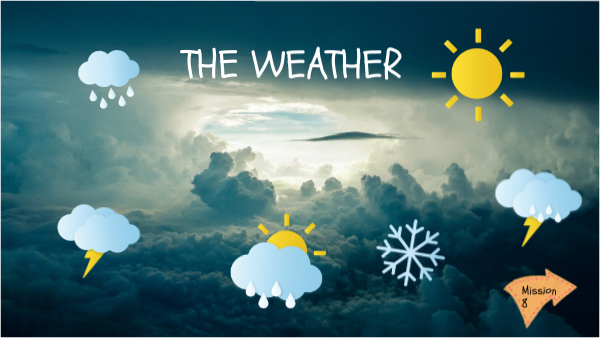 MISSION 8 THE WEATHER | Genially