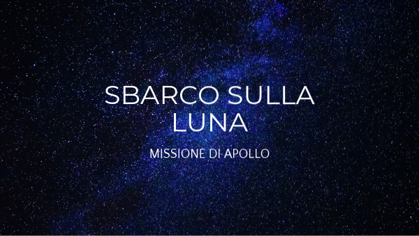 MISSIONE APOLLO 11 E SBARCO SULLA LUNA | Genially