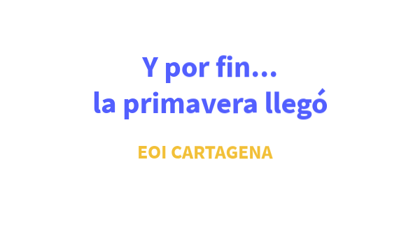 FLORES EOI | Genially