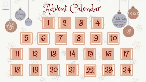Advent Calendar | Genially