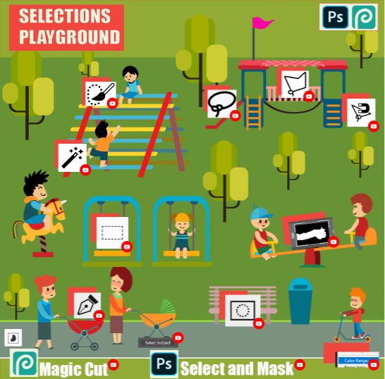 Photoshop Selection Playground | Genially