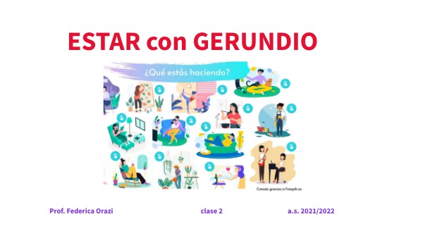 ESTAR GERUNDIO | Genially