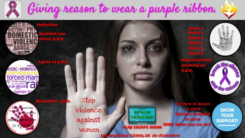Giving reason to wear a purple ribbon