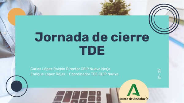 Cierre Jornadas TDE | Genially