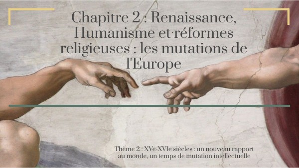 RENAISSANCE HUMANISME ET REFORMES | Genially