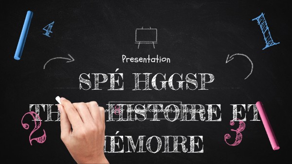 SPÉ HGGSP / THÊME 3 : HISTOIRE ET MÉMOIRE / CARNET DE BORD