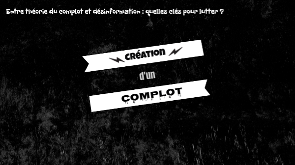 Création d'un complot