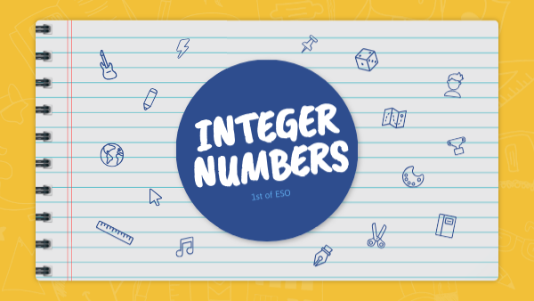 1st of ESO integer numbers | Genially