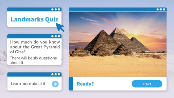 Landmarks QUIZ - Pyramid of Giza