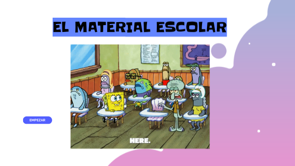 El material escolar | Genially