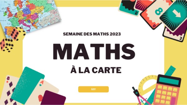 semaine maths 2023 | Genially