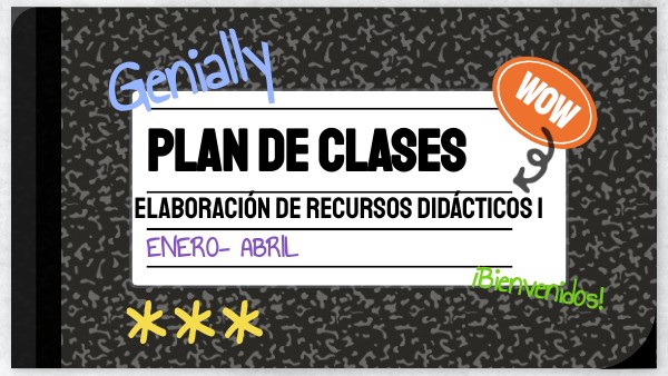 Plan de clases | Genially