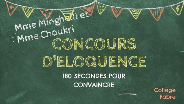 Concours d'éloquence 2024 | Genially