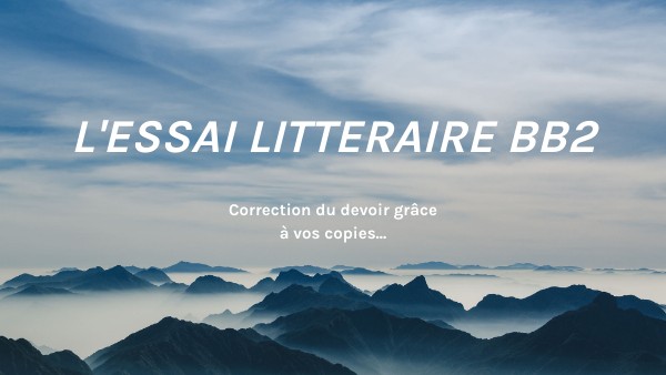 Essai hlp fiction litt sciences