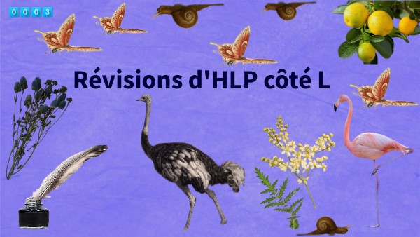 Révisions HLP | Genially