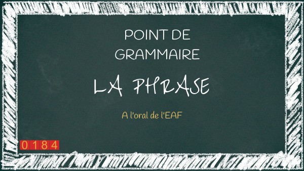 la phrase à l'eaf Jules Verne | Genially