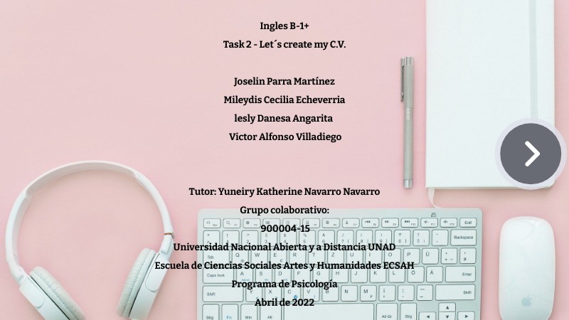 Task 2 - Let´s create my C.V. | Genially