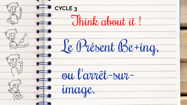 Gram 6e5e- Present BE+ing | Genially