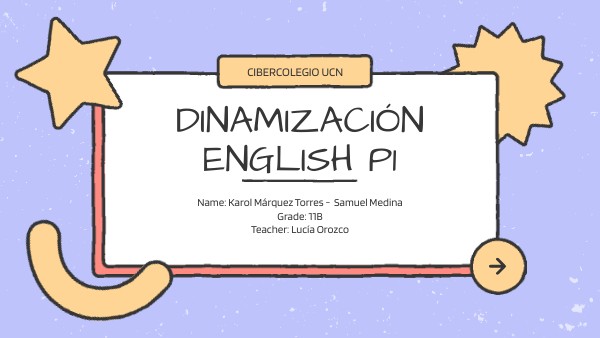 Dinamización English P1 | Genially