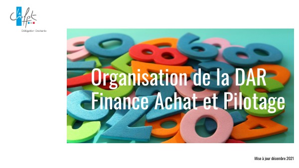 DAR Finance Achat et Pilotage