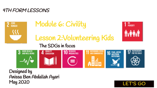 Lesson 2: Volunteering Kids | Genially