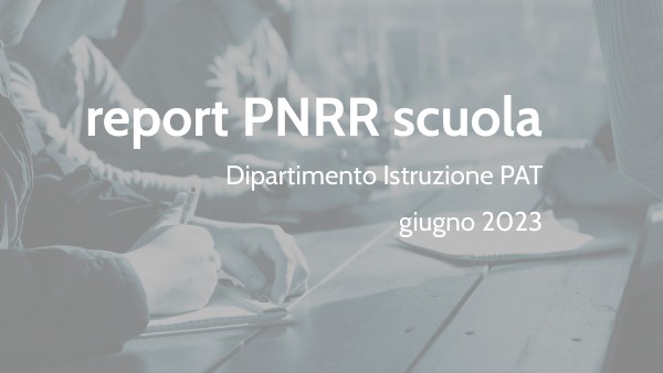 report PNRR scuola | Genially