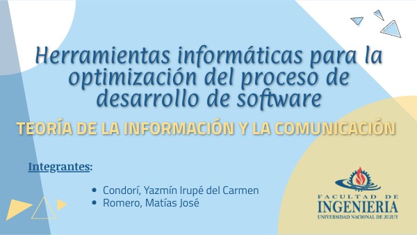 HERRAMIENTAS INFORMÁTICAS EN EL PROCESO DE DESARROLLO DE SOFTWARE