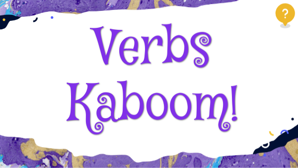 kaboom_verbs | Genially