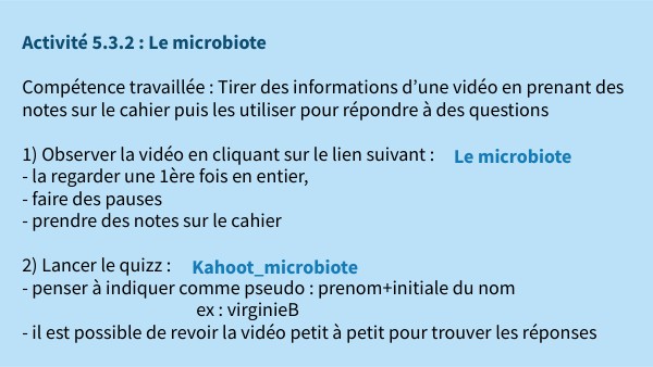 5e4 Act532_microbiote | Genially