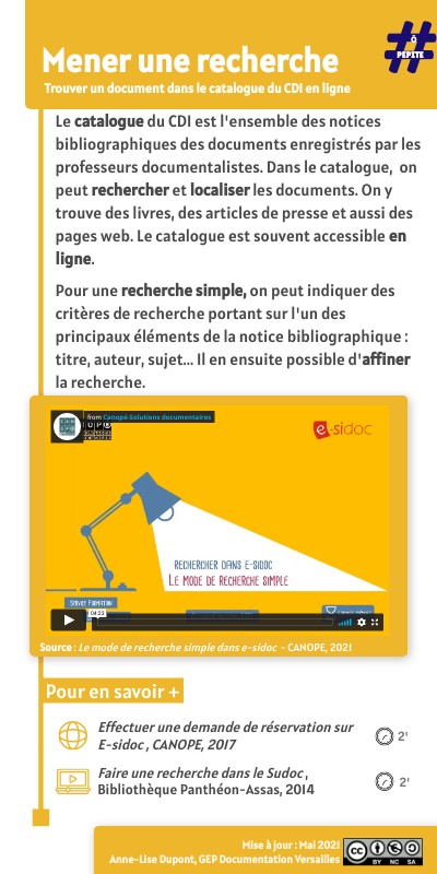 Ô Pépite - Recherche catalogue | Genially
