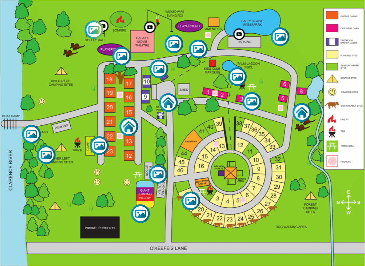 BIG4 Saltwater Park Map | Genially
