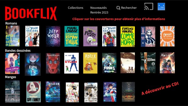 bookflix rentrée 2023
