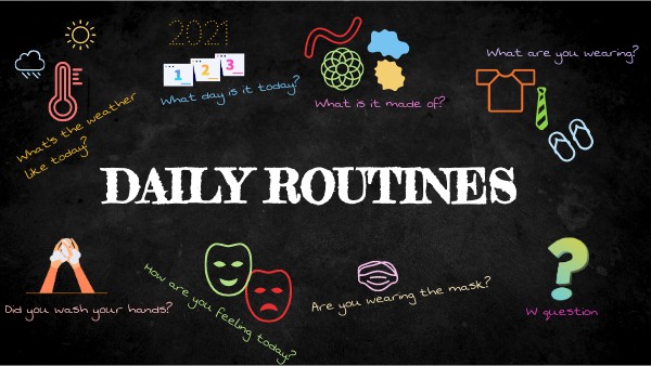 Daily routines | Genially