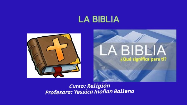 LA SANTA BIBLIA | Genially