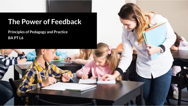 c9 - PPP The Power of Feedback | Genially