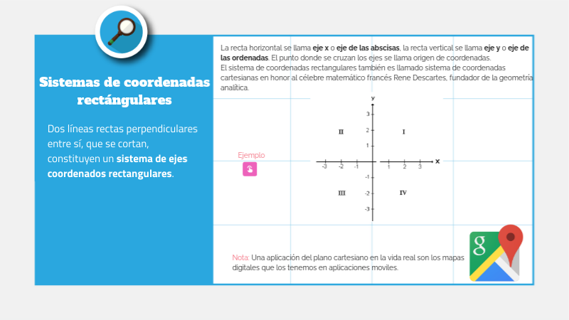 Sistema de coordenadas rectángulares | Genially