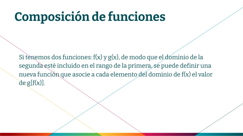 Composición de funciones
