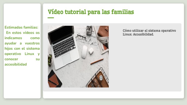 TUTORIAl ACCESIBILIDAD LINUX | Genially