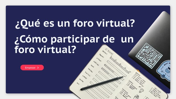 ¿Qué es un foro virtual? | Genially