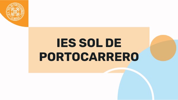 TRÁNSITO PRIMARIA IES SOL DE PORTOCARRERO