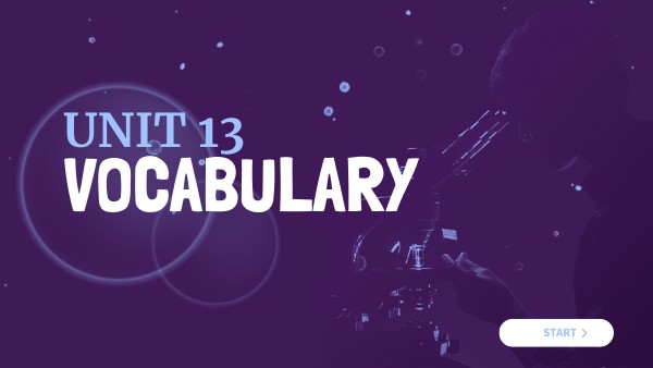 Vocabulary Unit 13 - Basic (A2) | Genially