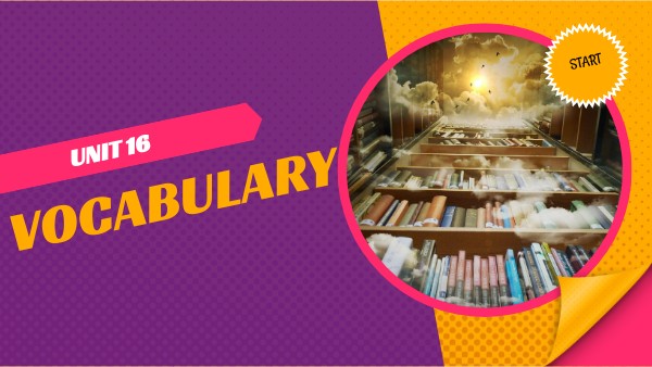 Vocabulary Unit 16 - Basic (A2)